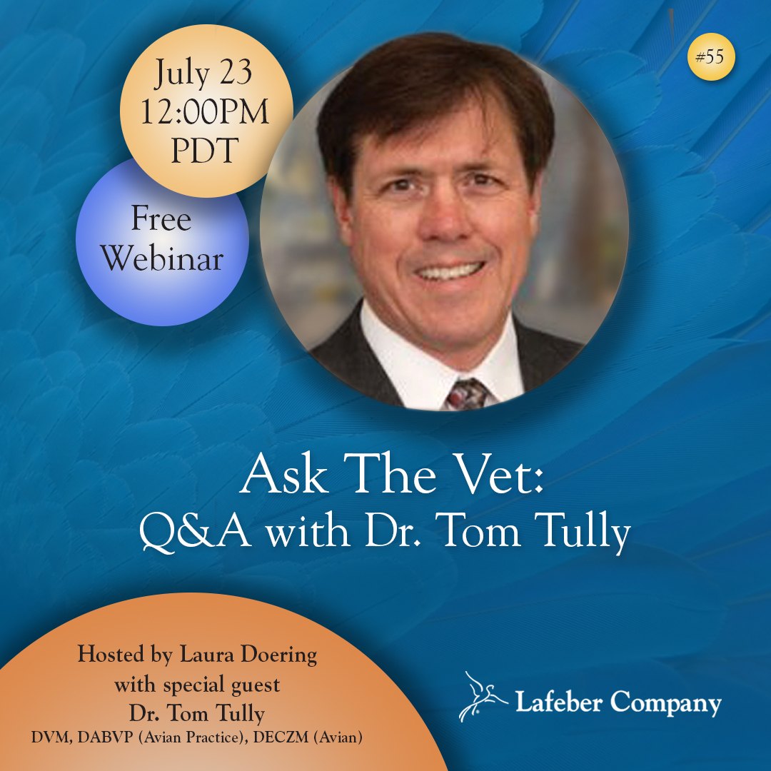 Webinar: Ask The Vet: Q&A With Tom Tully, DVM, DABVP (Avian Practice ...