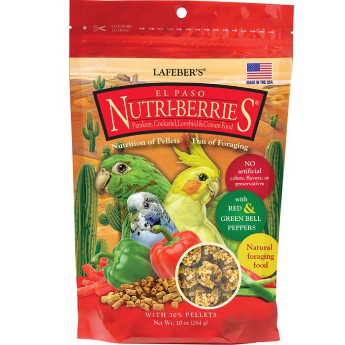 El Paso Nutri-Berries for Small Birds 10 oz (284 g) - Lafeber Co.