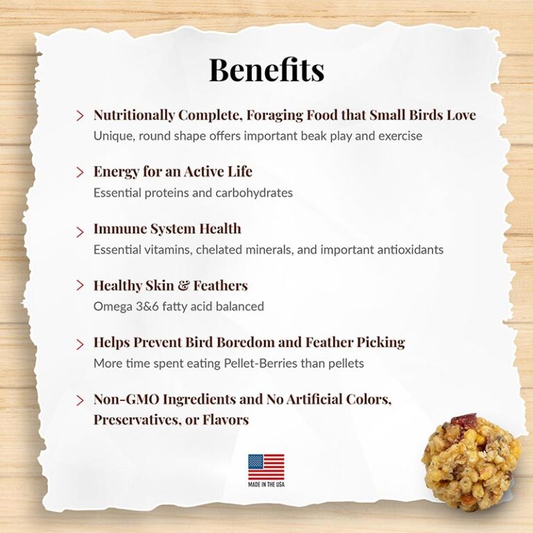 Pellet-Berries for Small Birds 10oz – Lafeber Company
