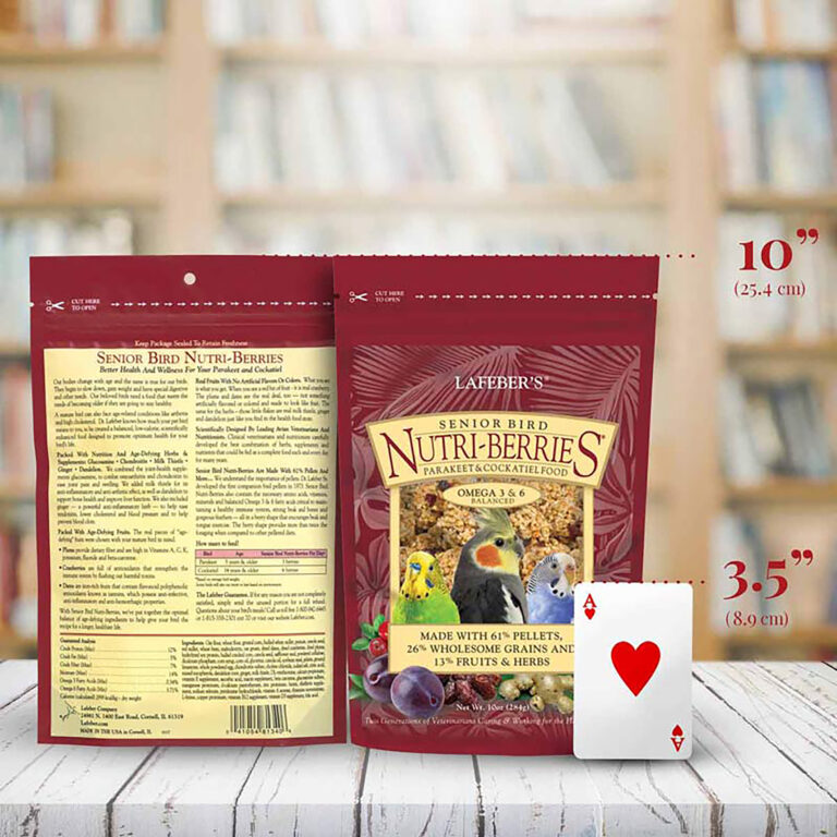 Senior Bird Nutri-Berries for Parakeet & Cockatiel – Lafeber Company