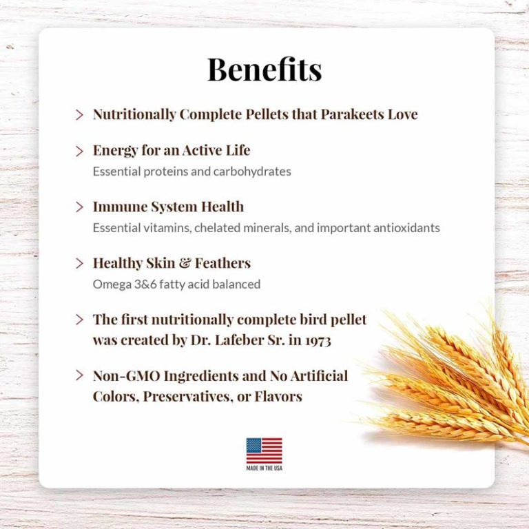 Parakeet Pellets – Lafeber Company