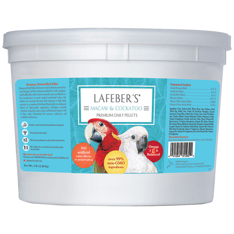 Macaw Tropical Fruit Gourmet Pellets – Lafeber Company