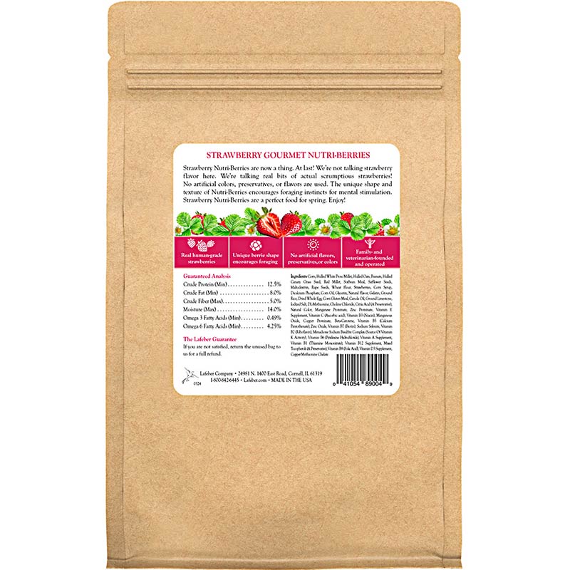 LIMITED EDITION Strawberry Nutri-Berries for Parrots 10oz – Lafeber Company
